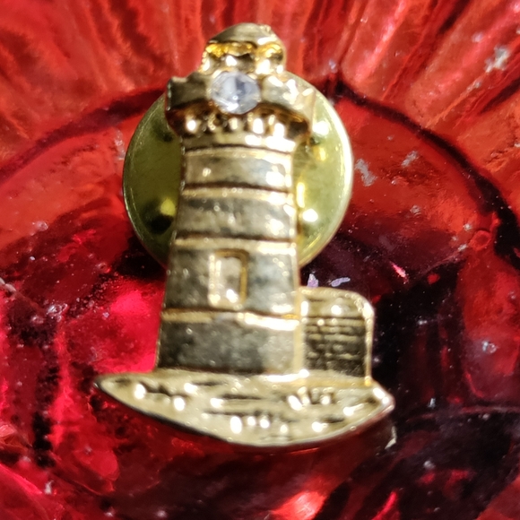 Vintage | Jewelry | Vintage Lighthouse Lapel Pin | Poshmark